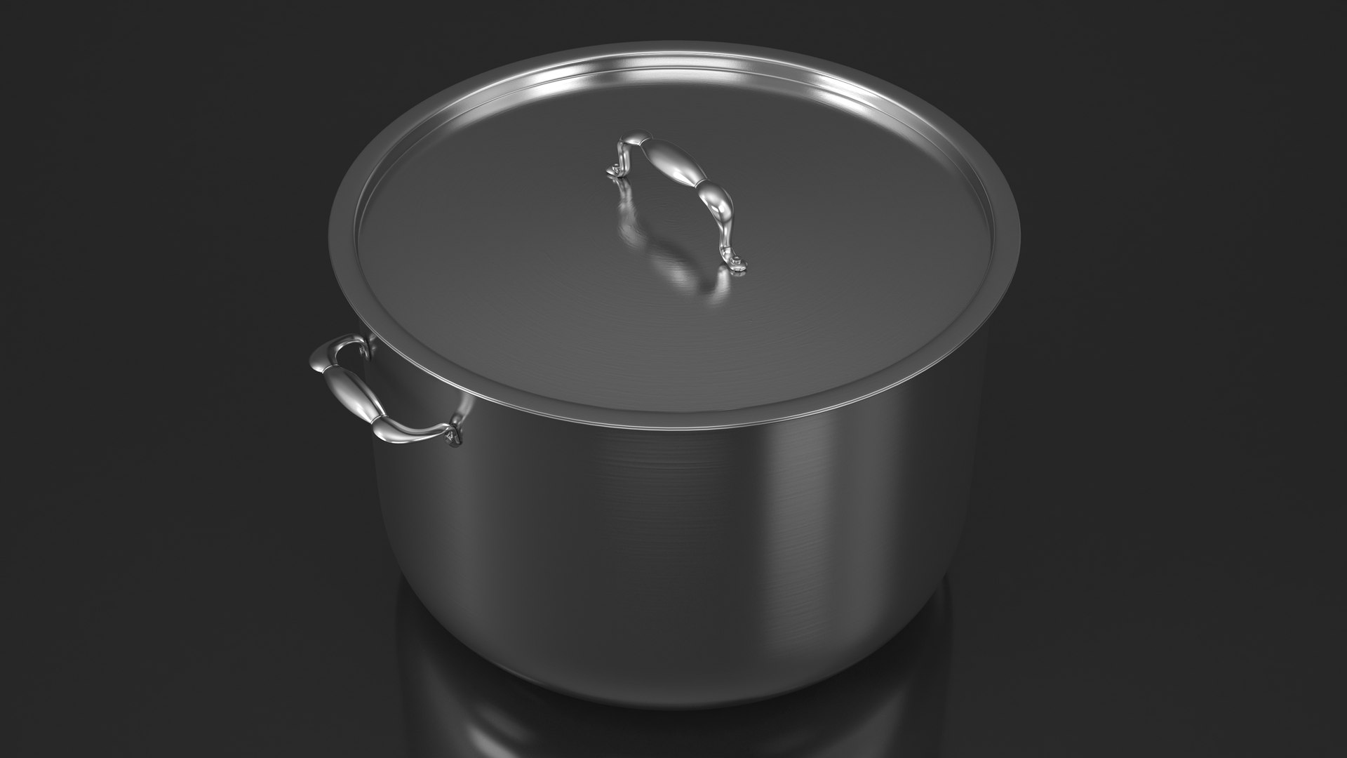 Pot With Lid Model - TurboSquid 2063211