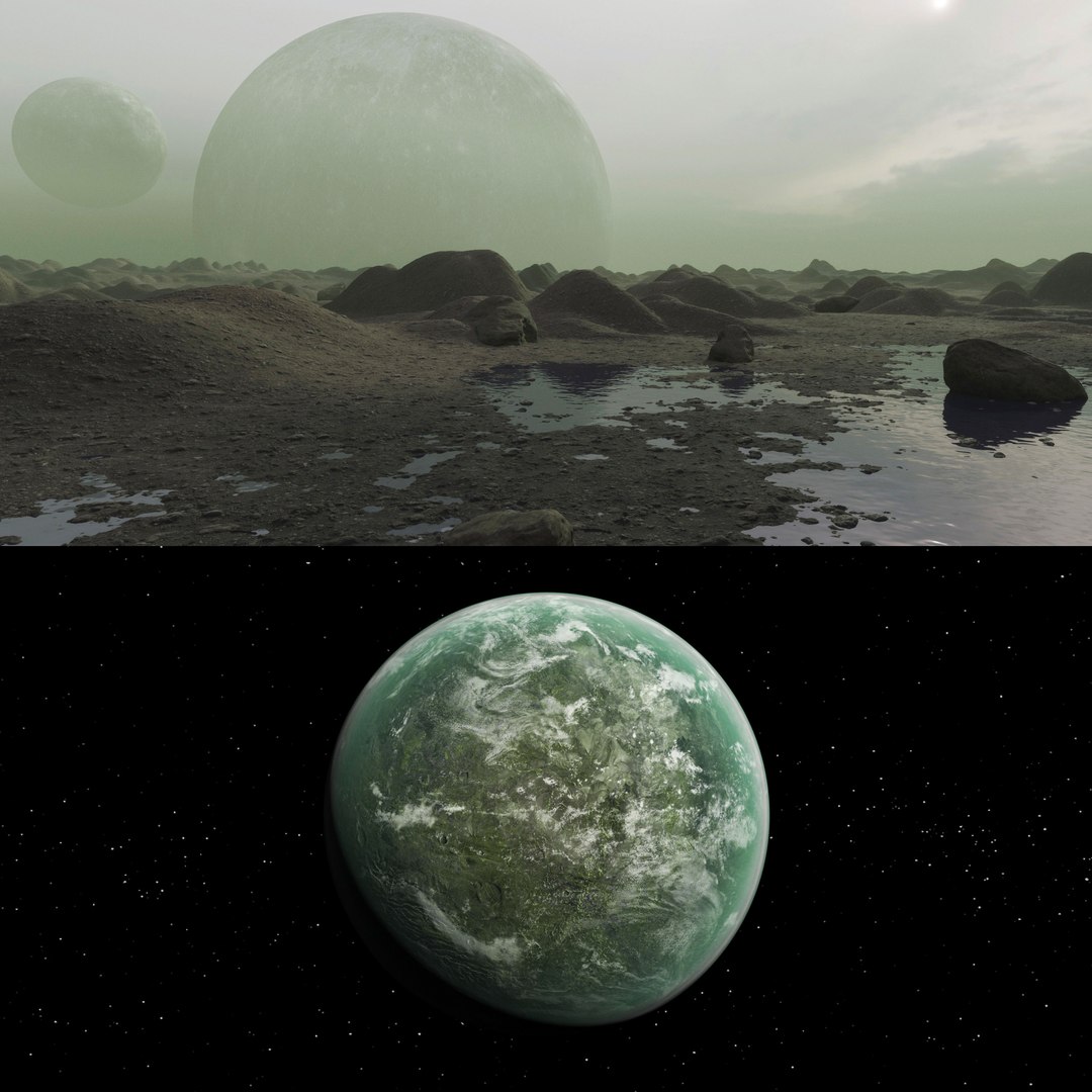 Alien Planet Bundle 3D Model - TurboSquid 2119518