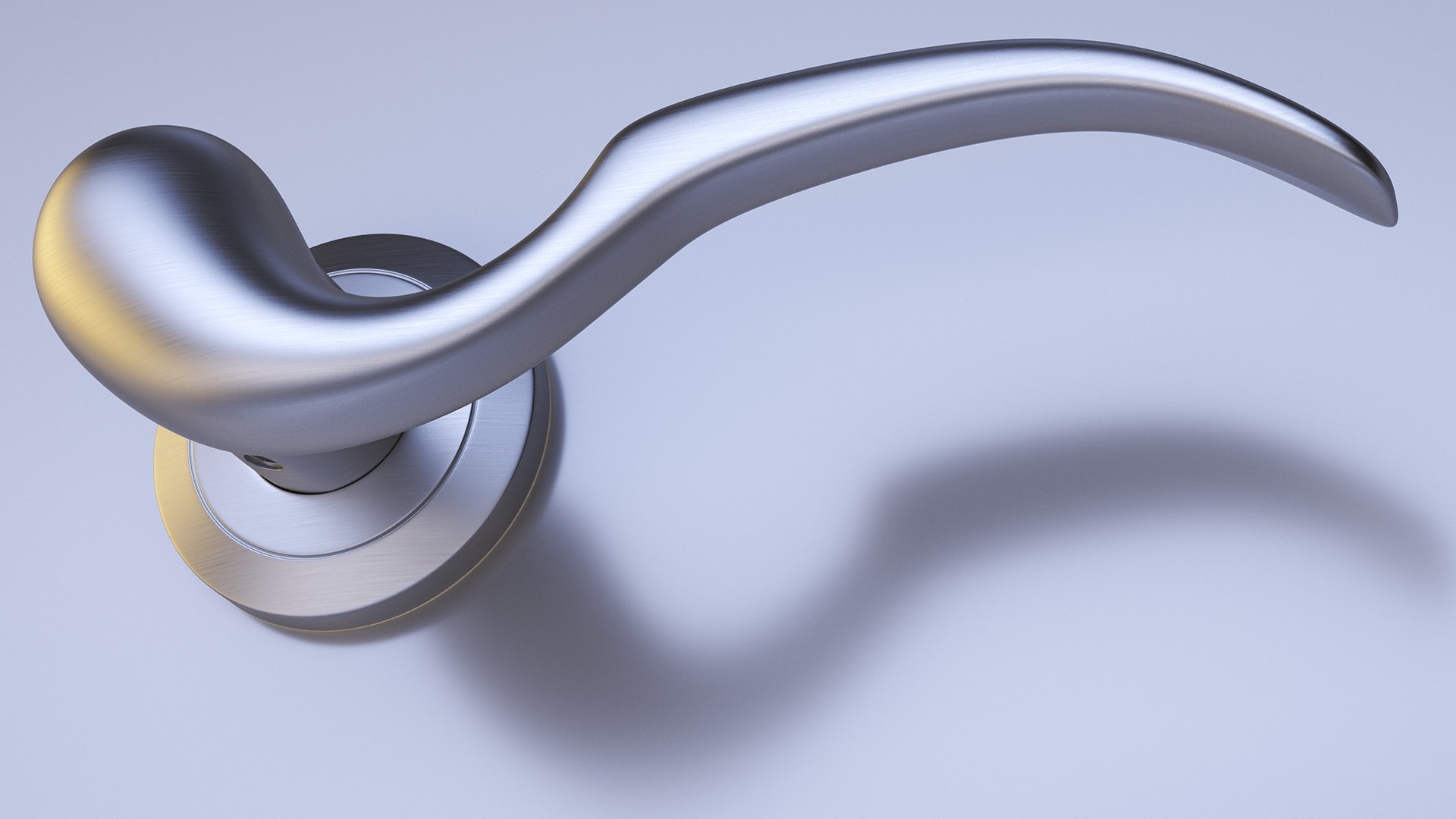 3D Steel Curly Door Handles - TurboSquid 2000833