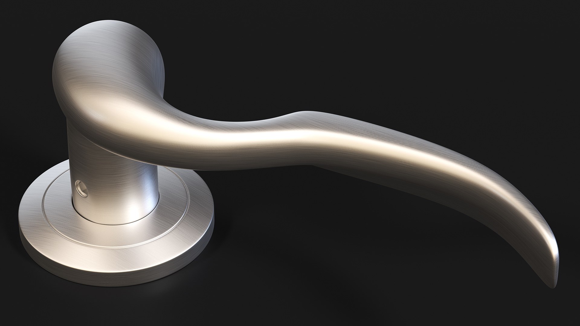 3D Steel Curly Door Handles - TurboSquid 2000833