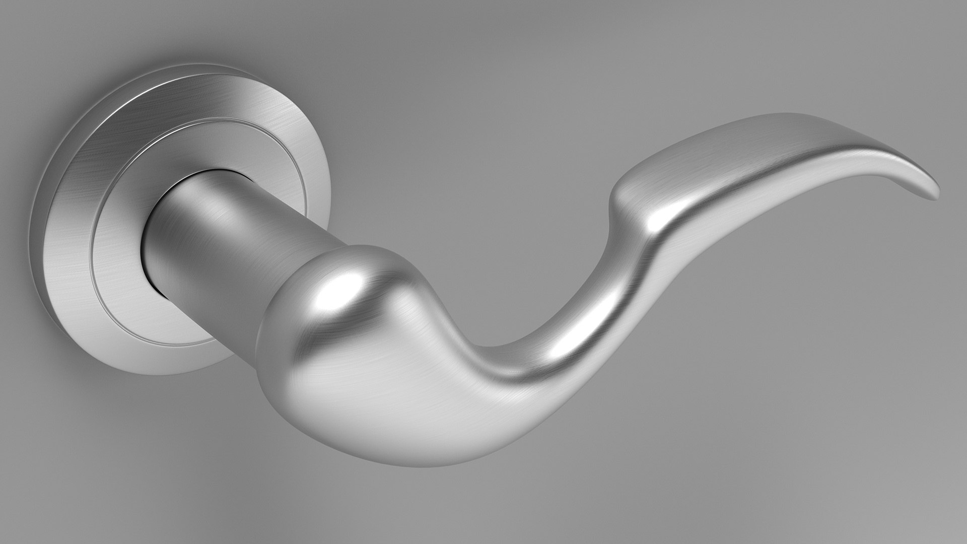 3D Steel Curly Door Handles - TurboSquid 2000833