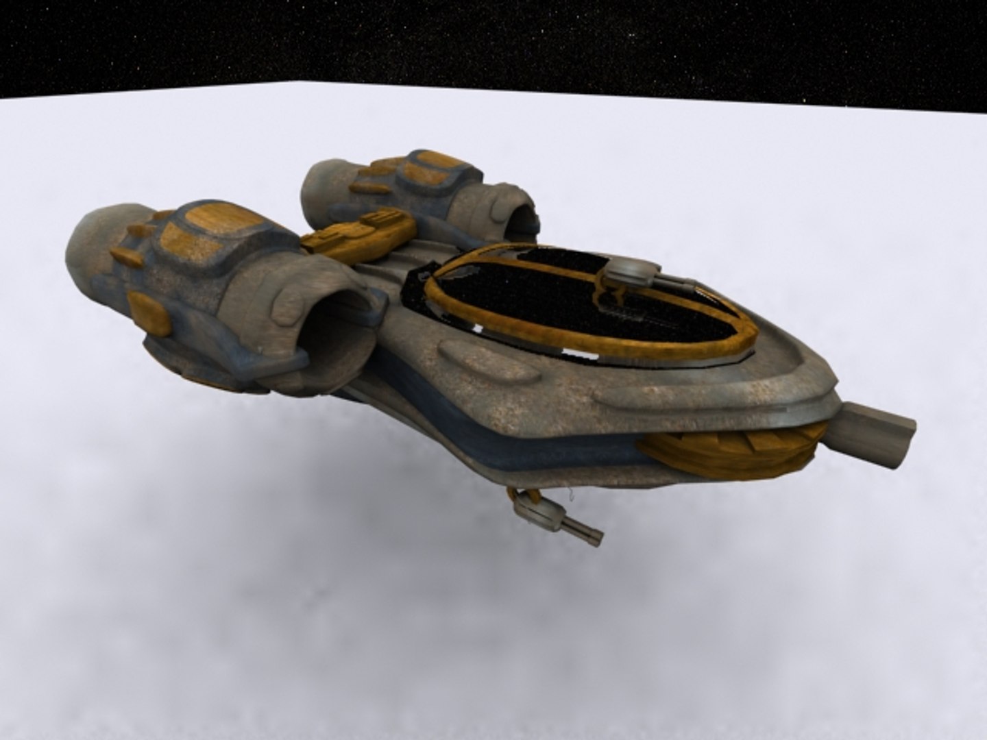 Space Ship 3d Model