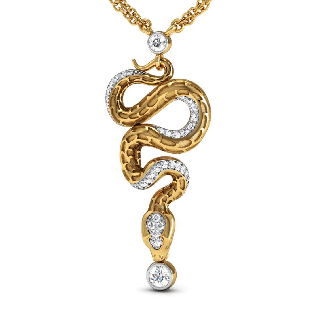 Snake Pendant 3d Model