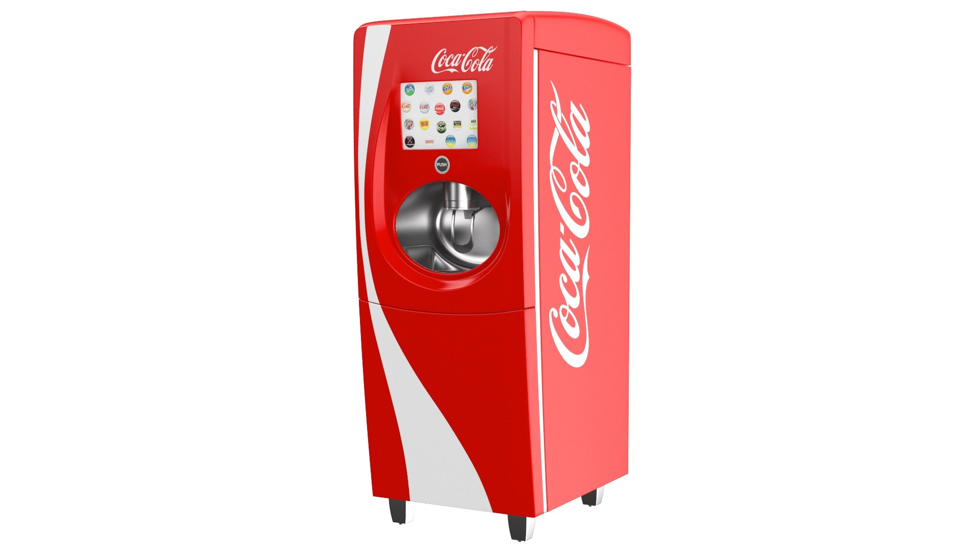 Two Freestyle Cola Soda Machines 3D Model - TurboSquid 1998070
