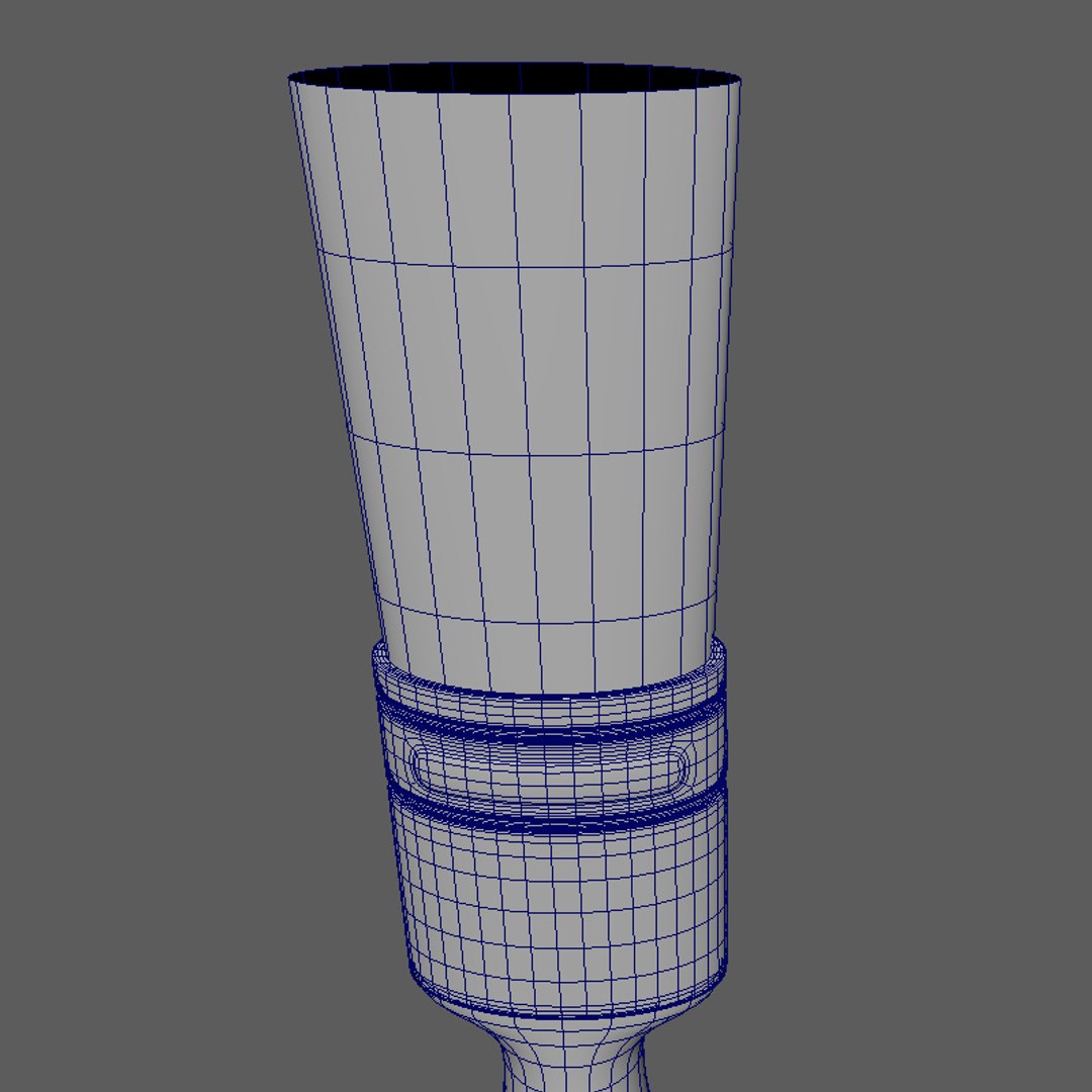 3d Realistic Brush Model