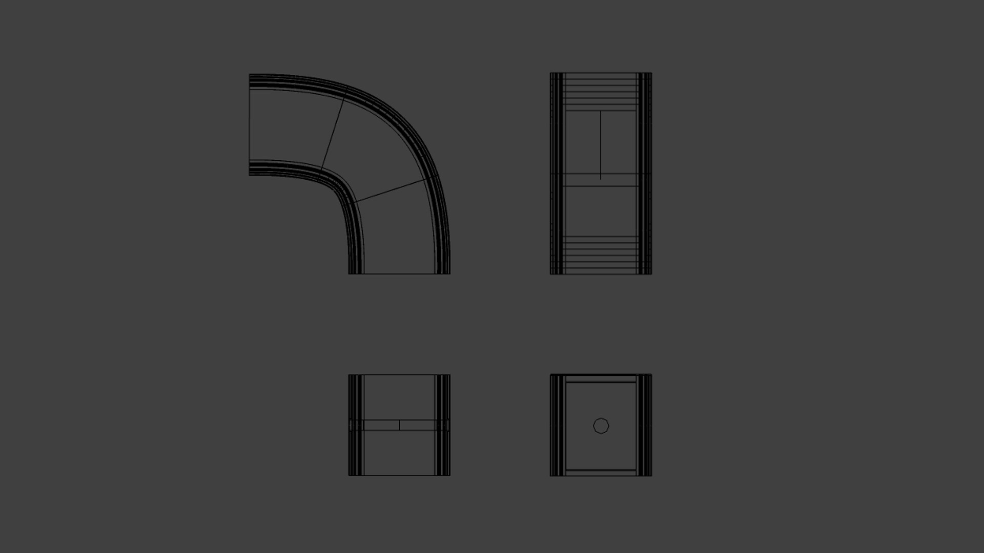 3d Modular Corridors 2 Model