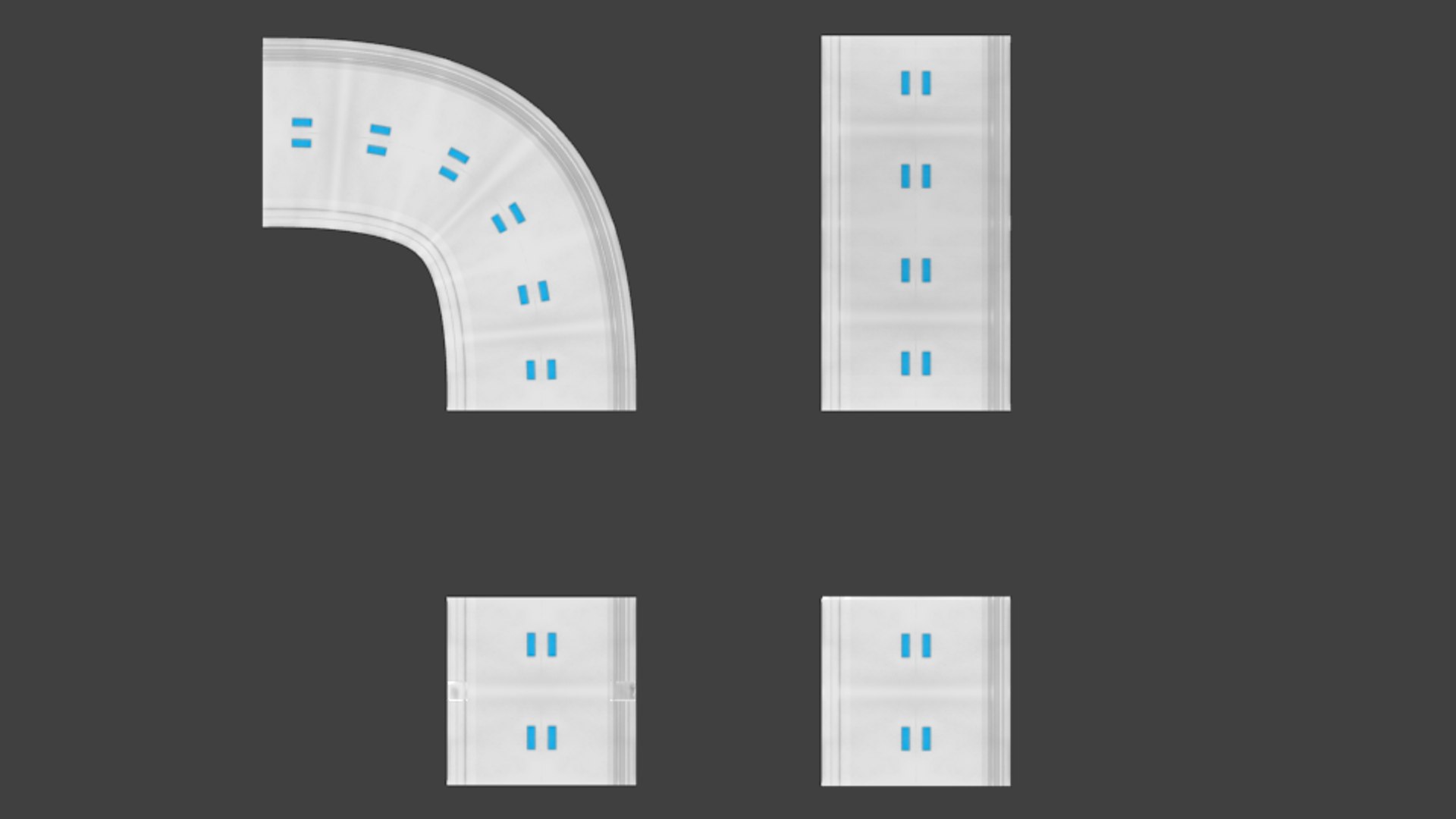3d Modular Corridors 2 Model
