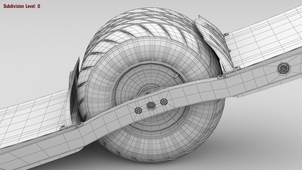 3D OneWheel - TurboSquid 1820645