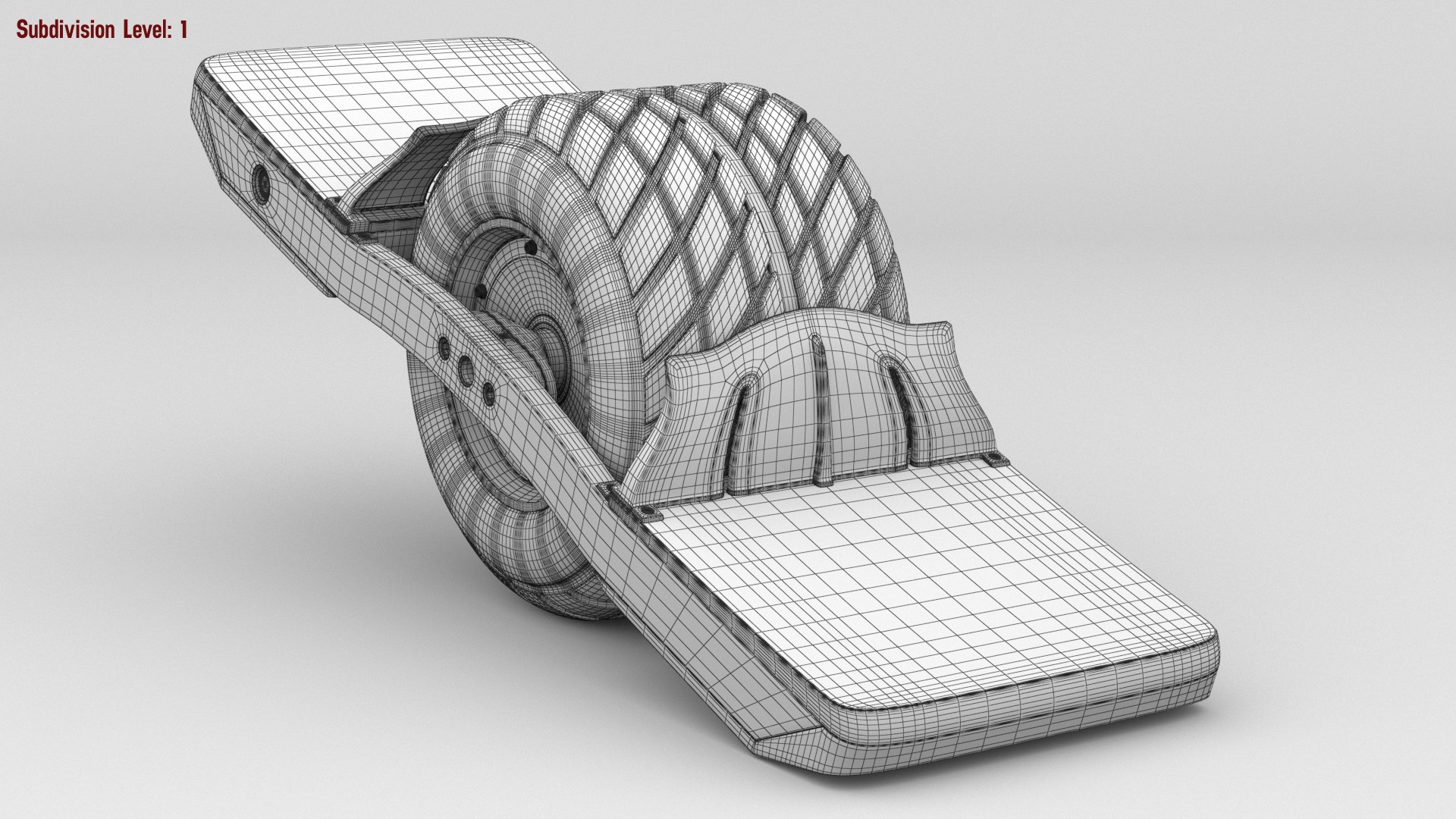 3D OneWheel - TurboSquid 1820645