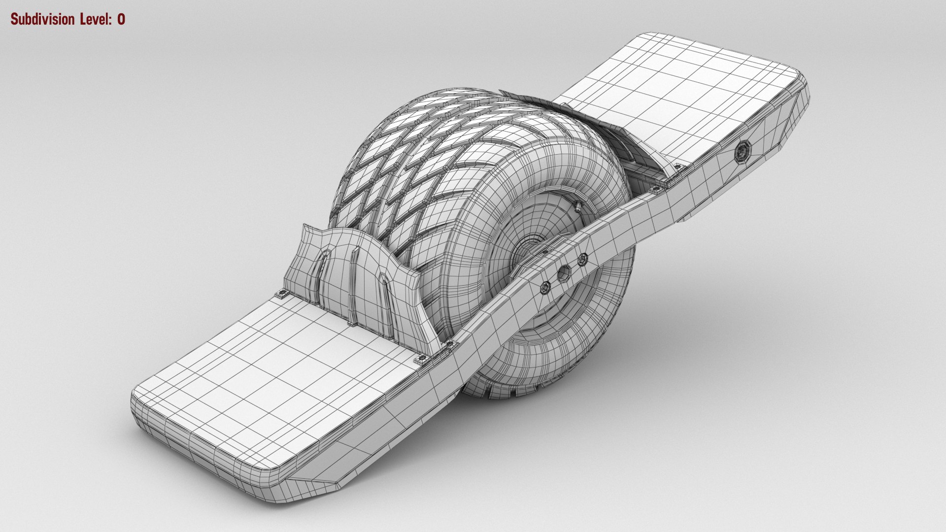 3D OneWheel - TurboSquid 1820645