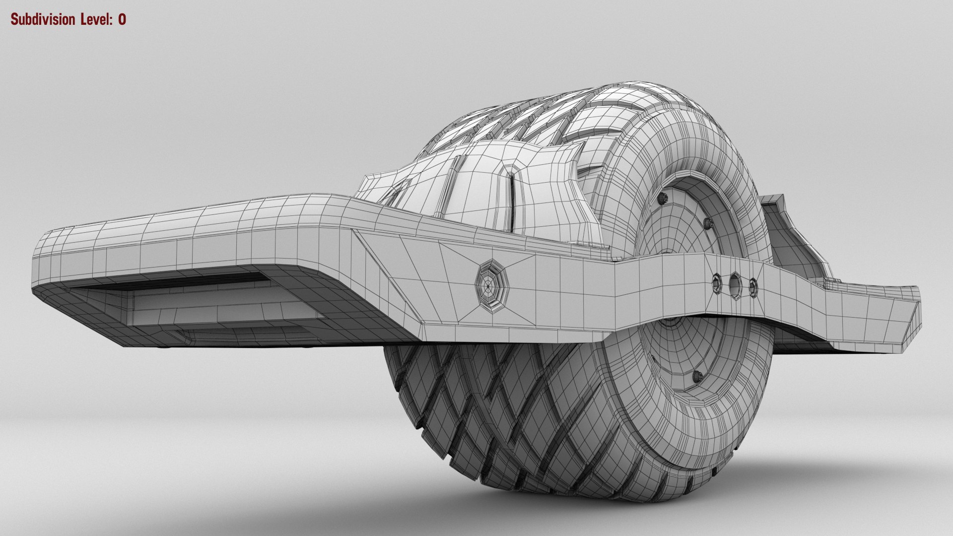 3D OneWheel - TurboSquid 1820645