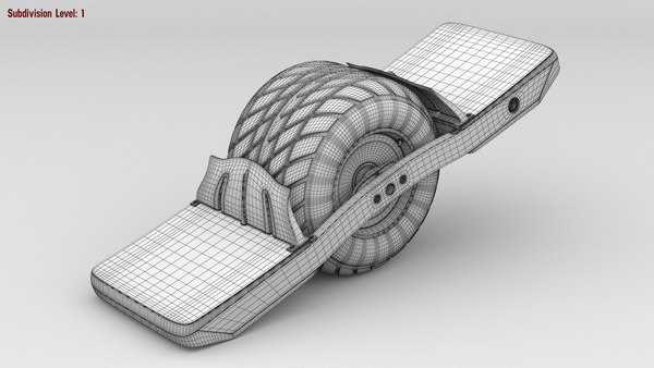 3D OneWheel - TurboSquid 1820645