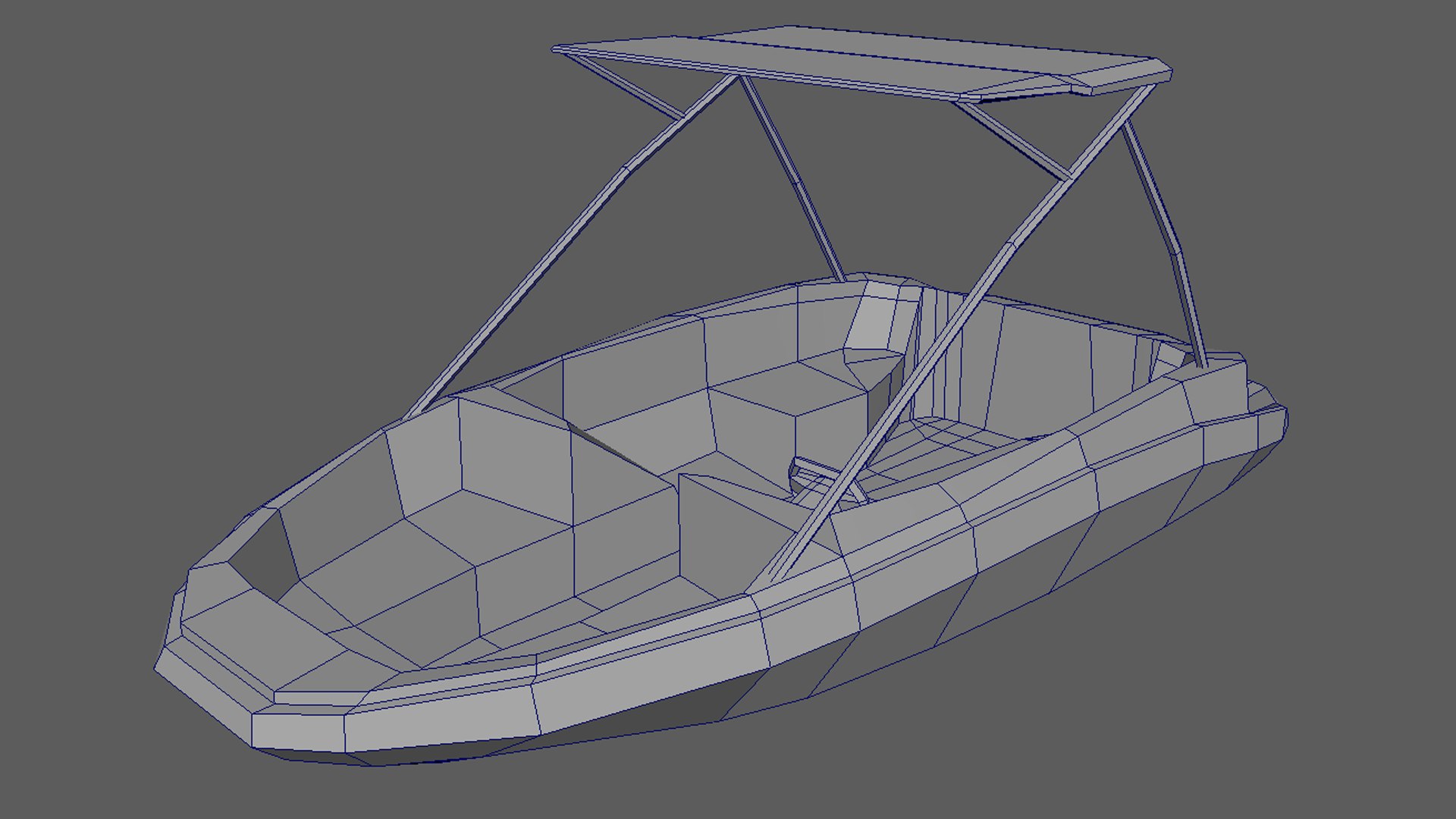 Low Poly Boat 01 Model - TurboSquid 2122798
