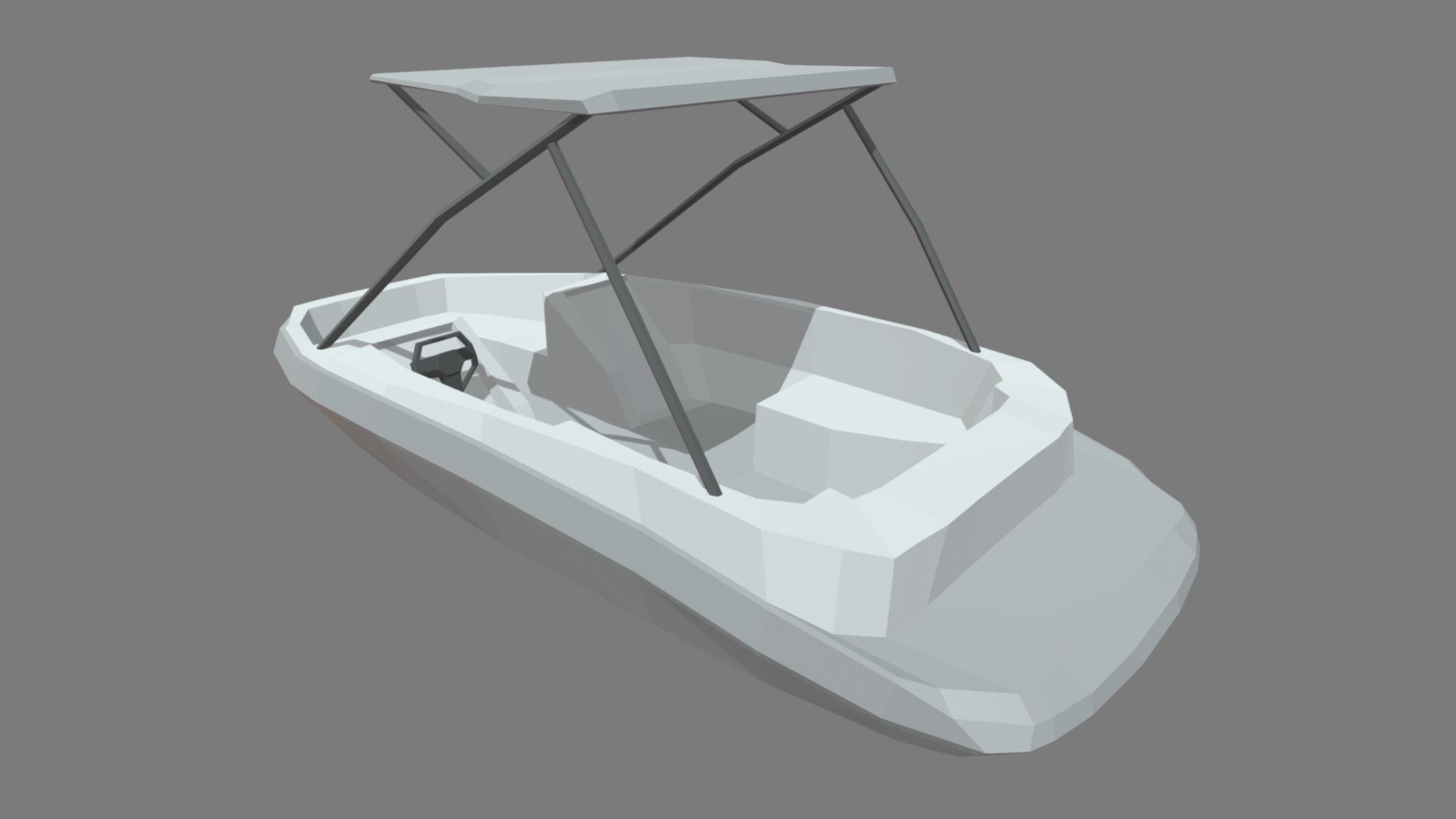 Low Poly Boat 01 Model - TurboSquid 2122798
