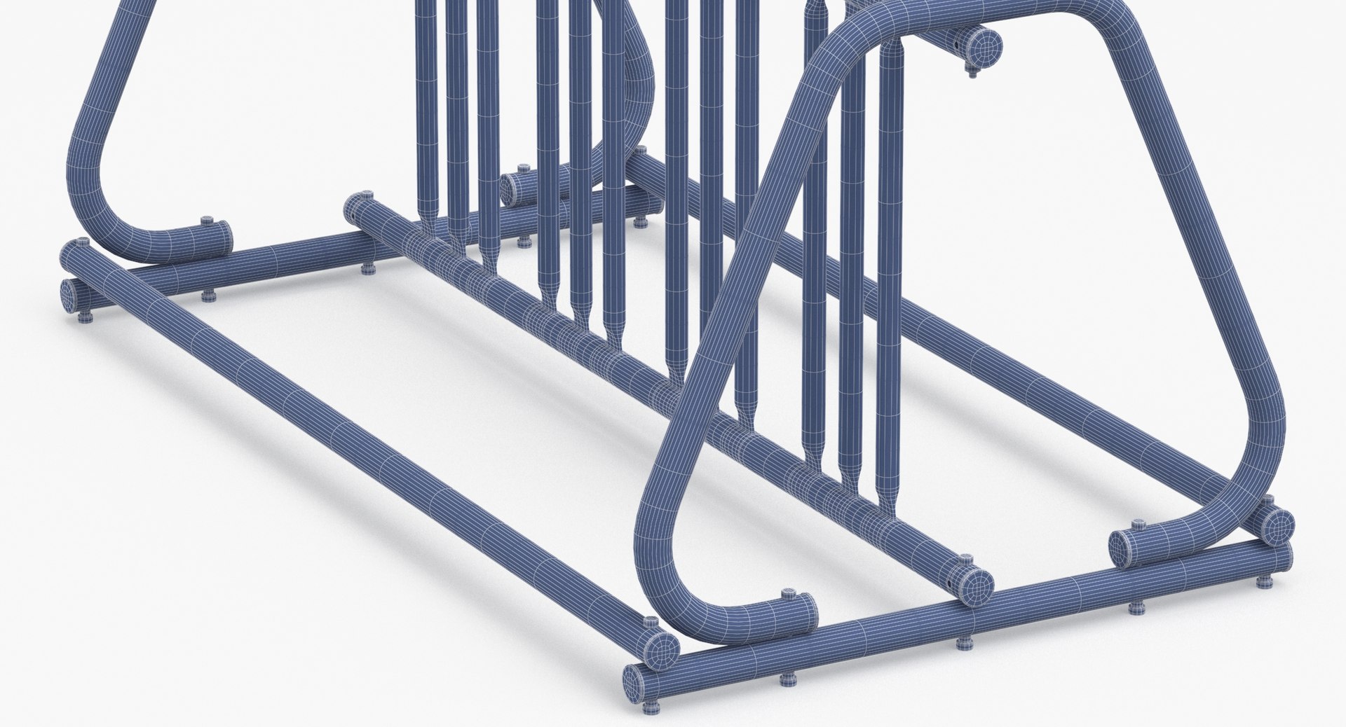 3D Bike Rack 04 model - TurboSquid 1895195