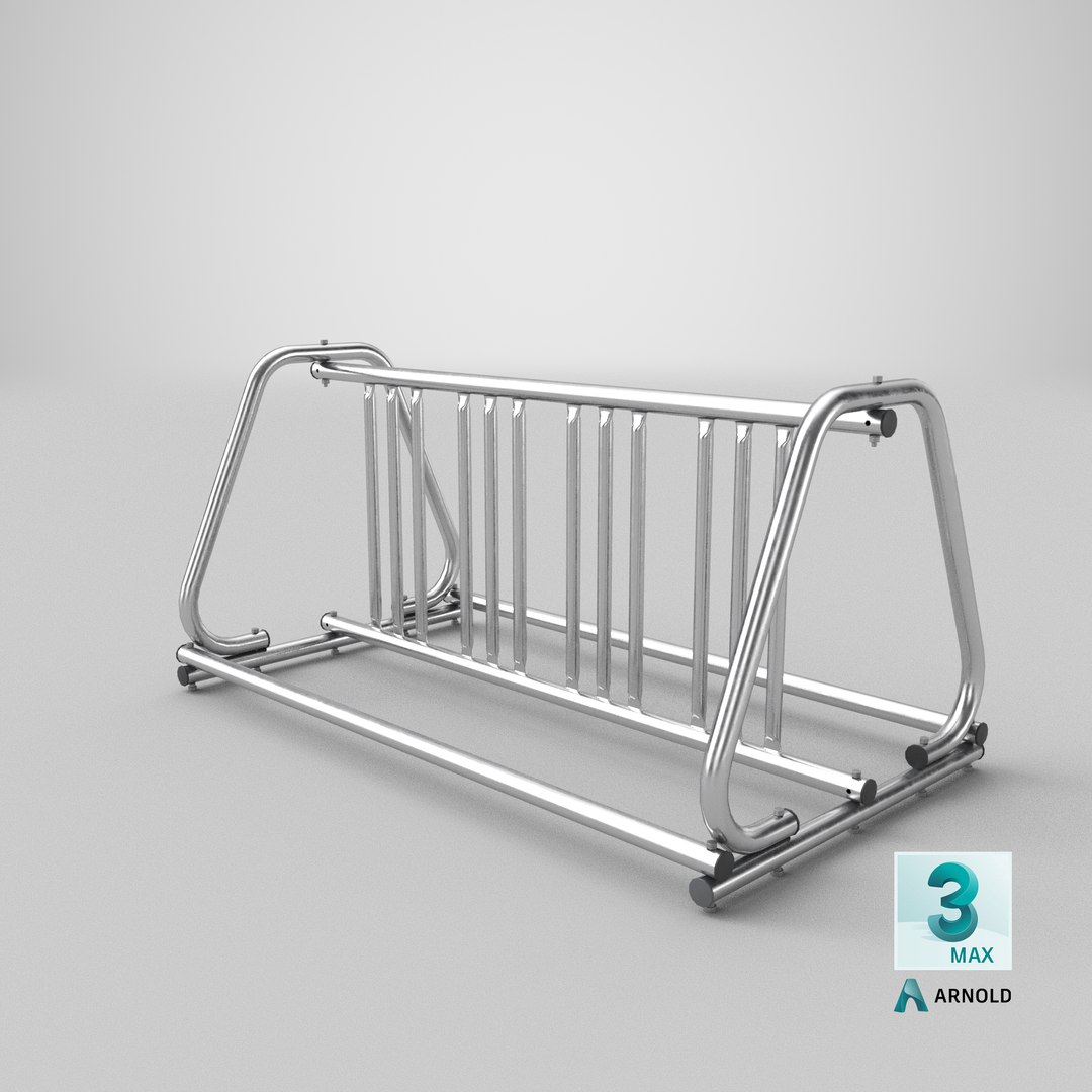 3D Bike Rack 04 model - TurboSquid 1895195