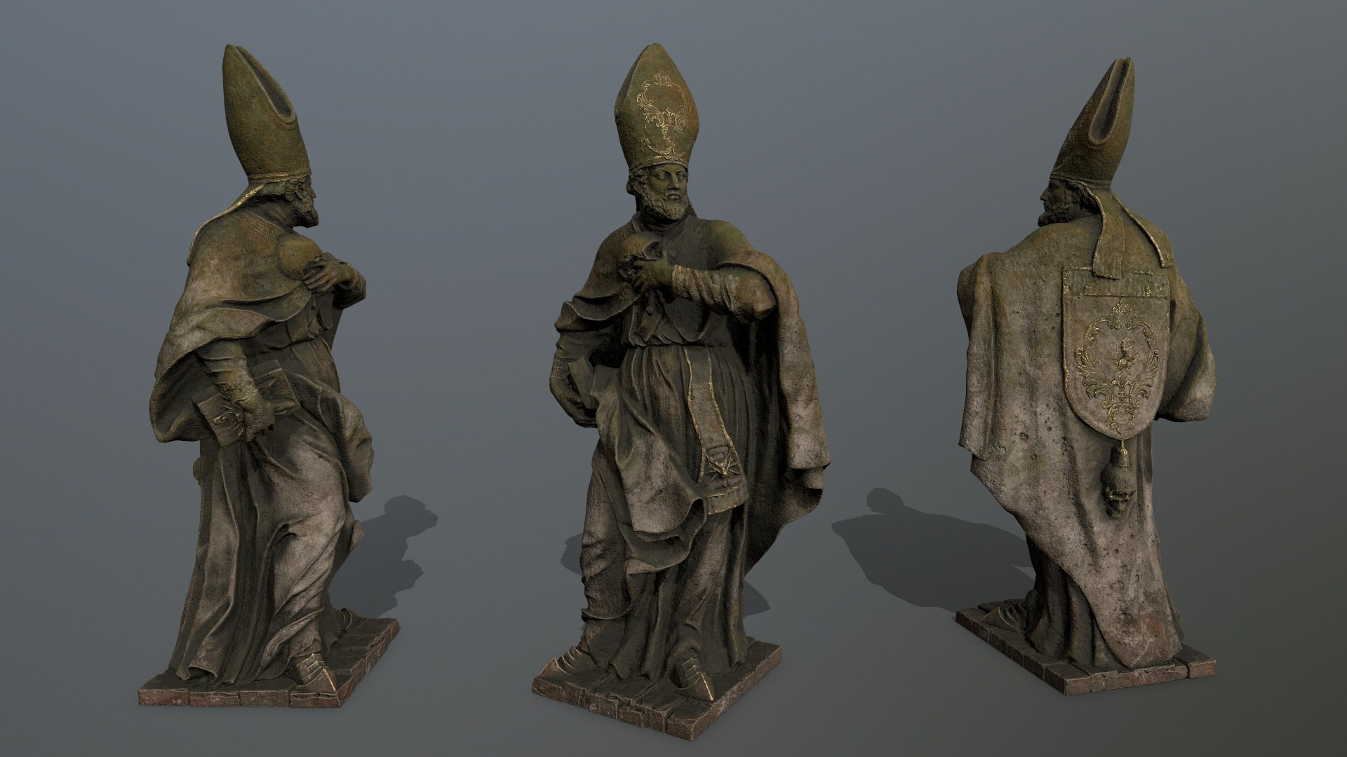 3D Man Statue Model - TurboSquid 2366842