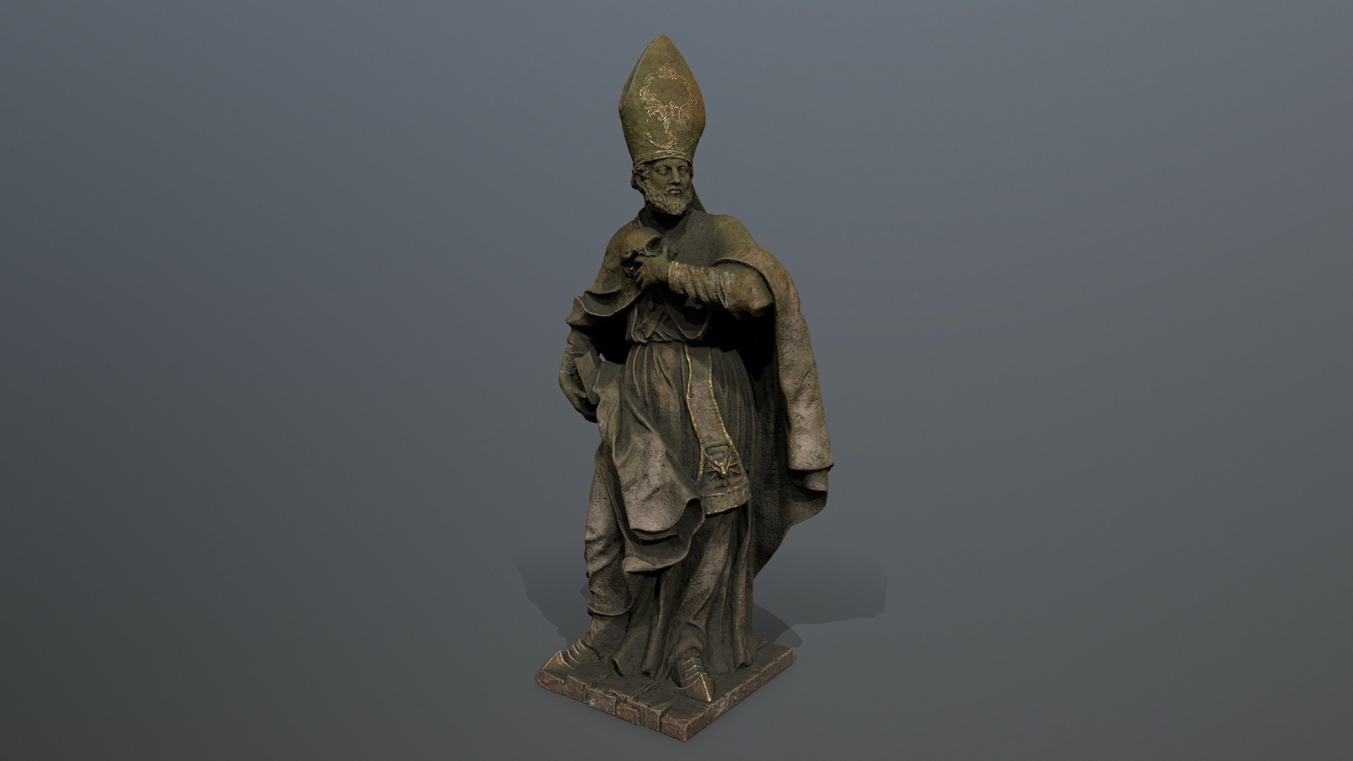 3D Man Statue Model - TurboSquid 2366842