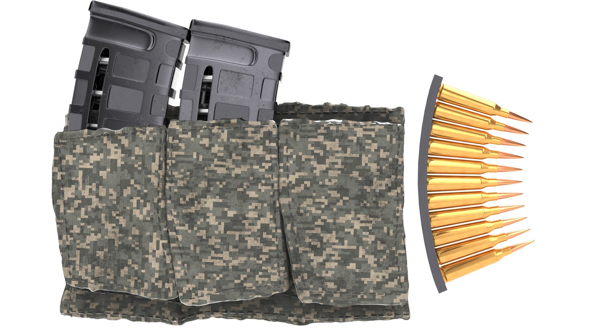 Magazine bullets pouch 3D model - TurboSquid 1691952