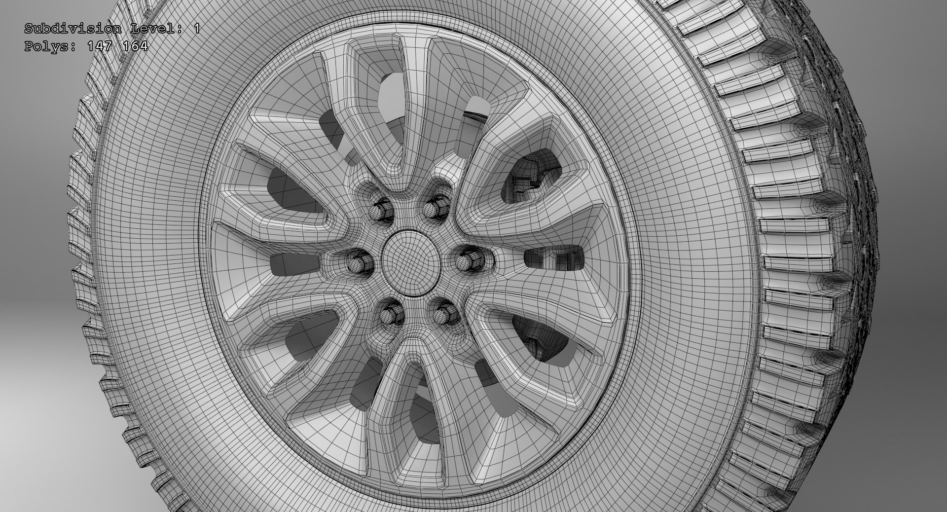 Raptor Svt F-150 Wheel 3d Max