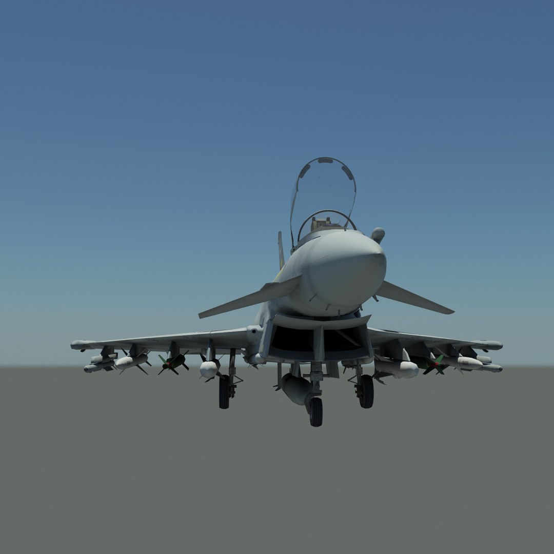 3D Euro Fighter Typhoon - TurboSquid 1492468