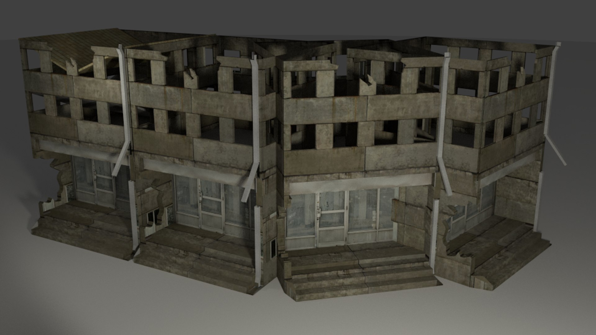 Free House Building Normal 3d Model