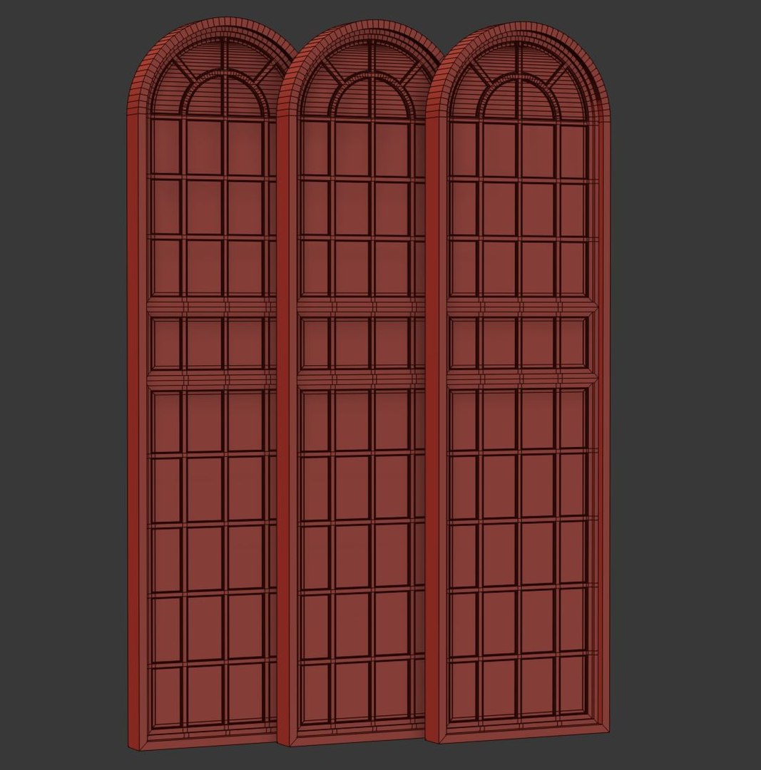 3D Arch Windows V6 - TurboSquid 1819708
