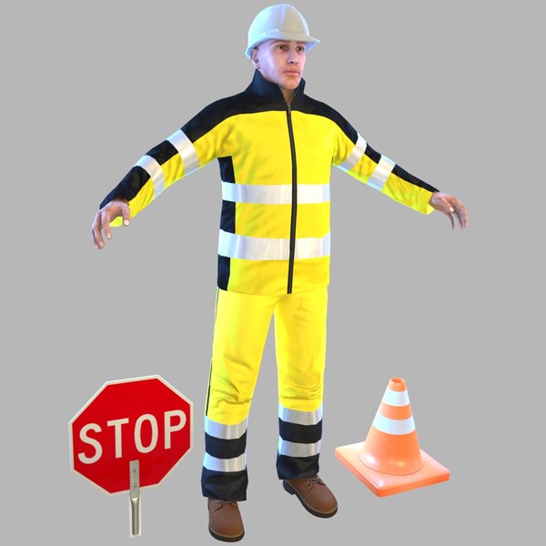 Construction Worker Collada Models for Download | TurboSquid