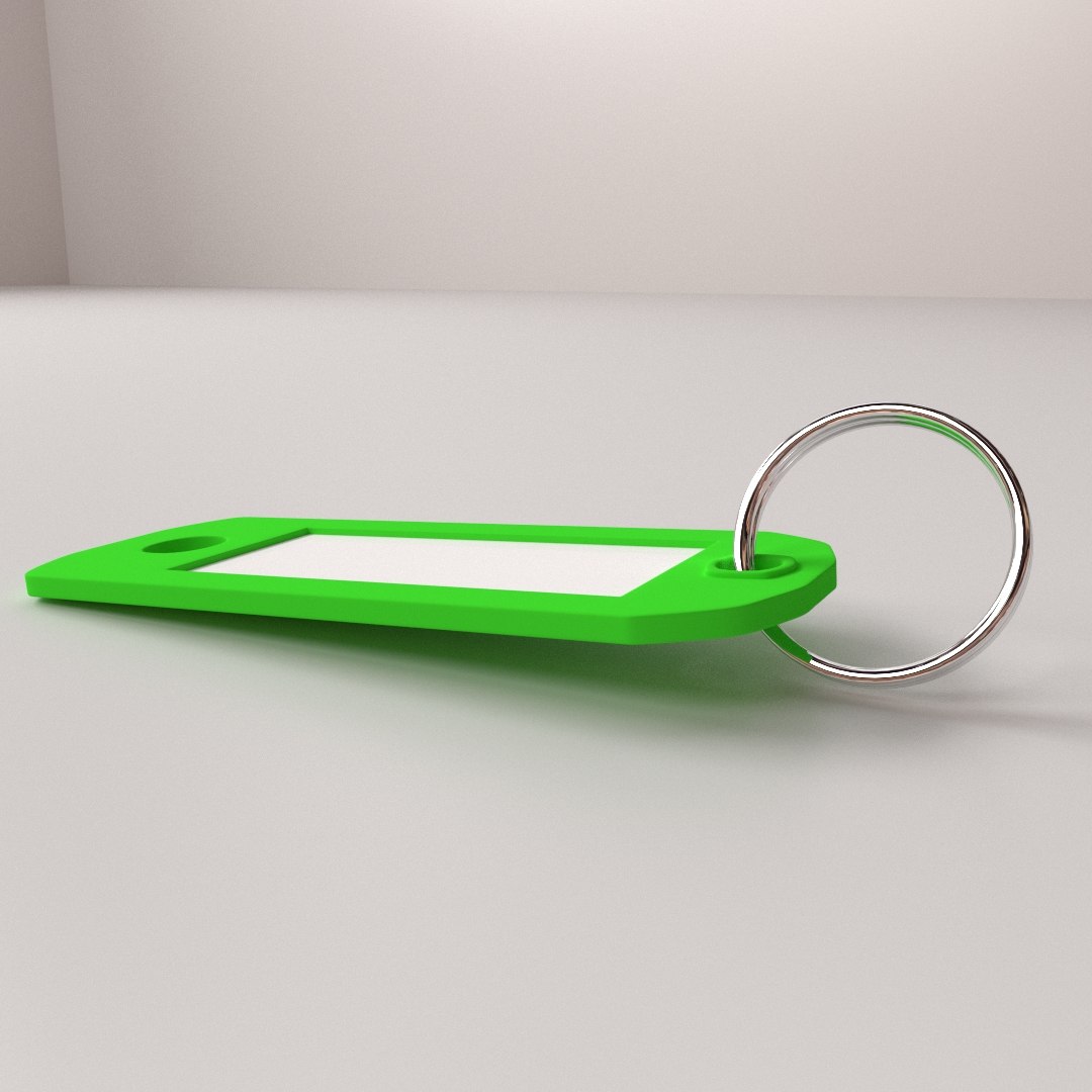 Key Tag 3d Model