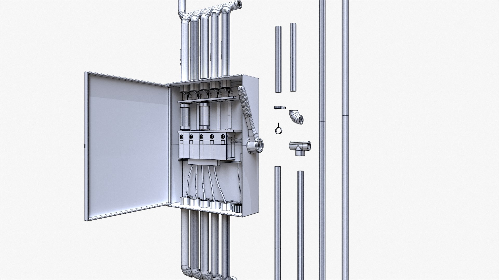 Fuse And Pipes 3D - TurboSquid 1965811