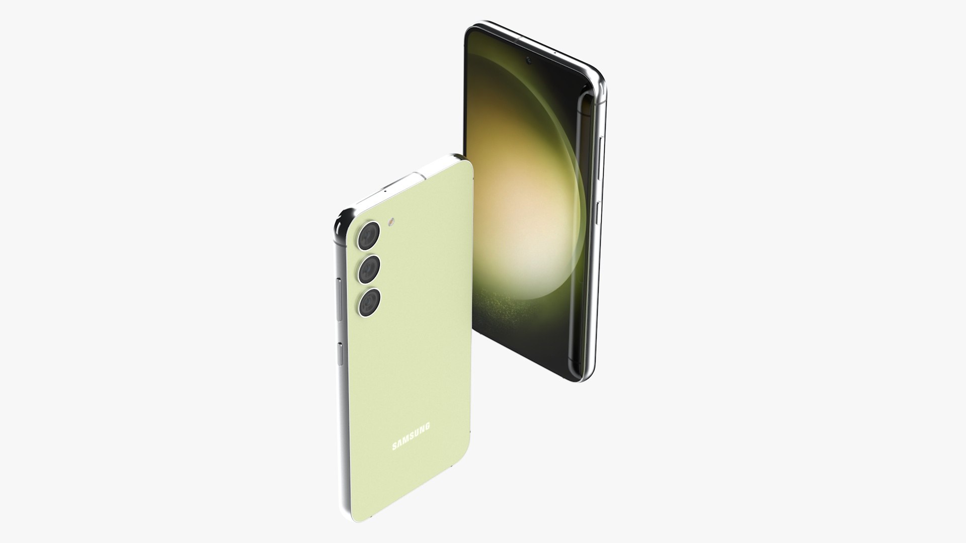 3D Samsung Galaxy S23 Plus Lime model - TurboSquid 2027556