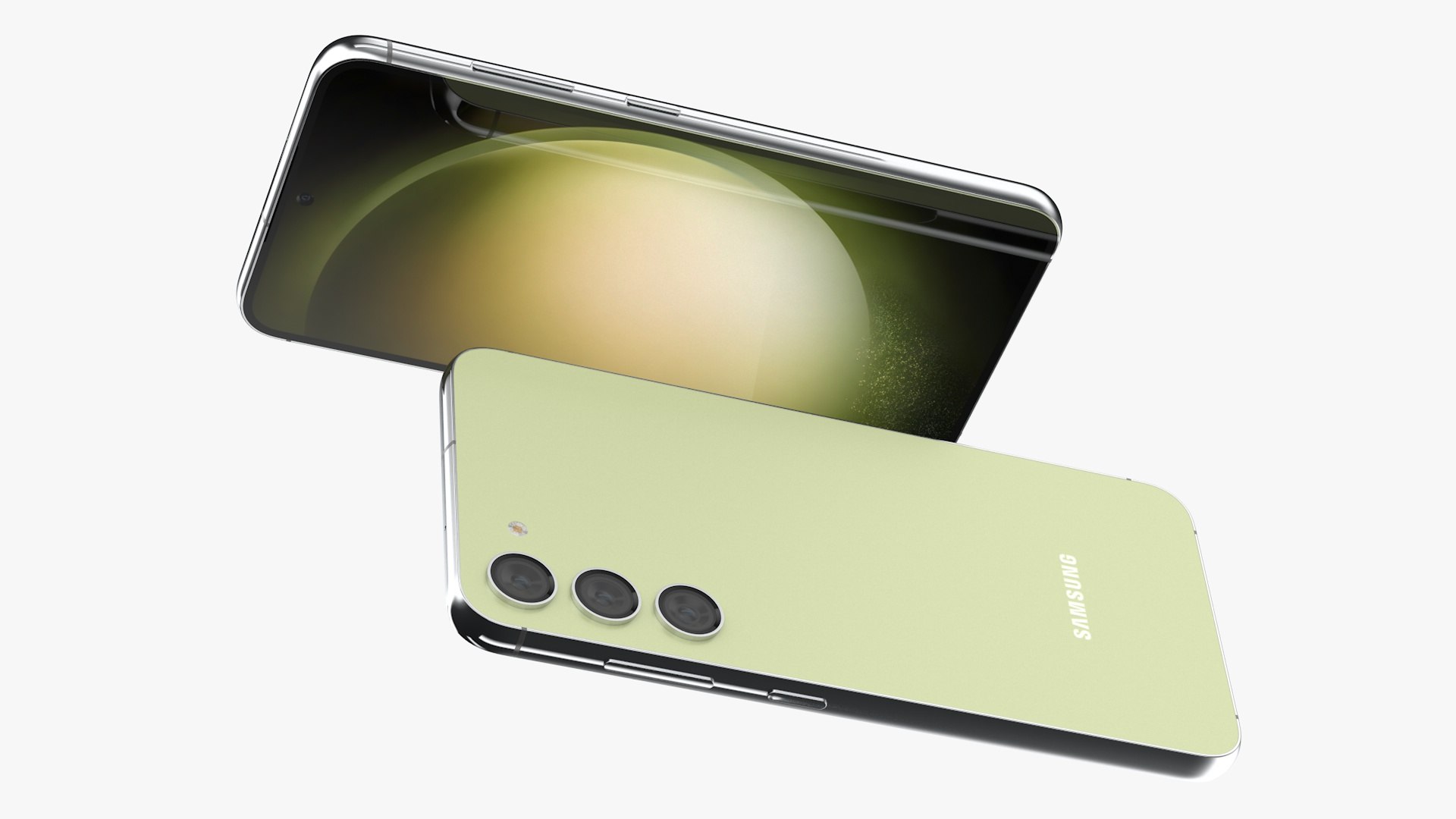 3D Samsung Galaxy S23 Plus Lime model - TurboSquid 2027556