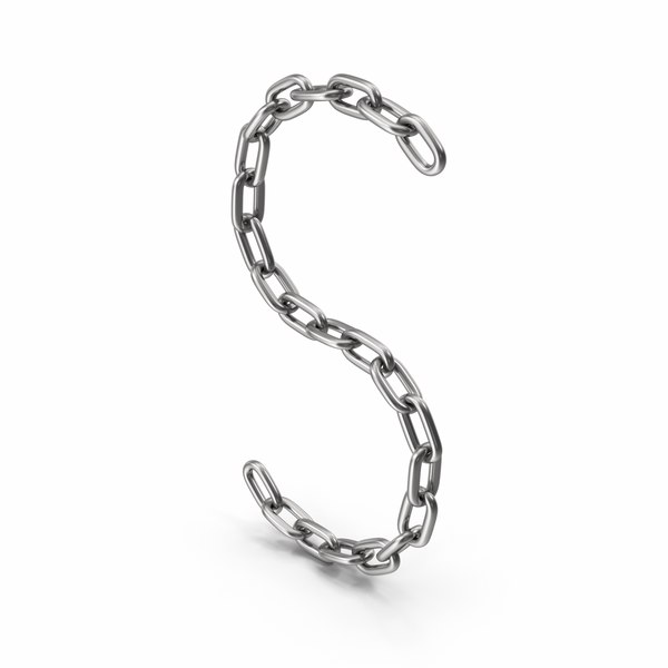 modelo 3d Chain Letter S - TurboSquid 2024702