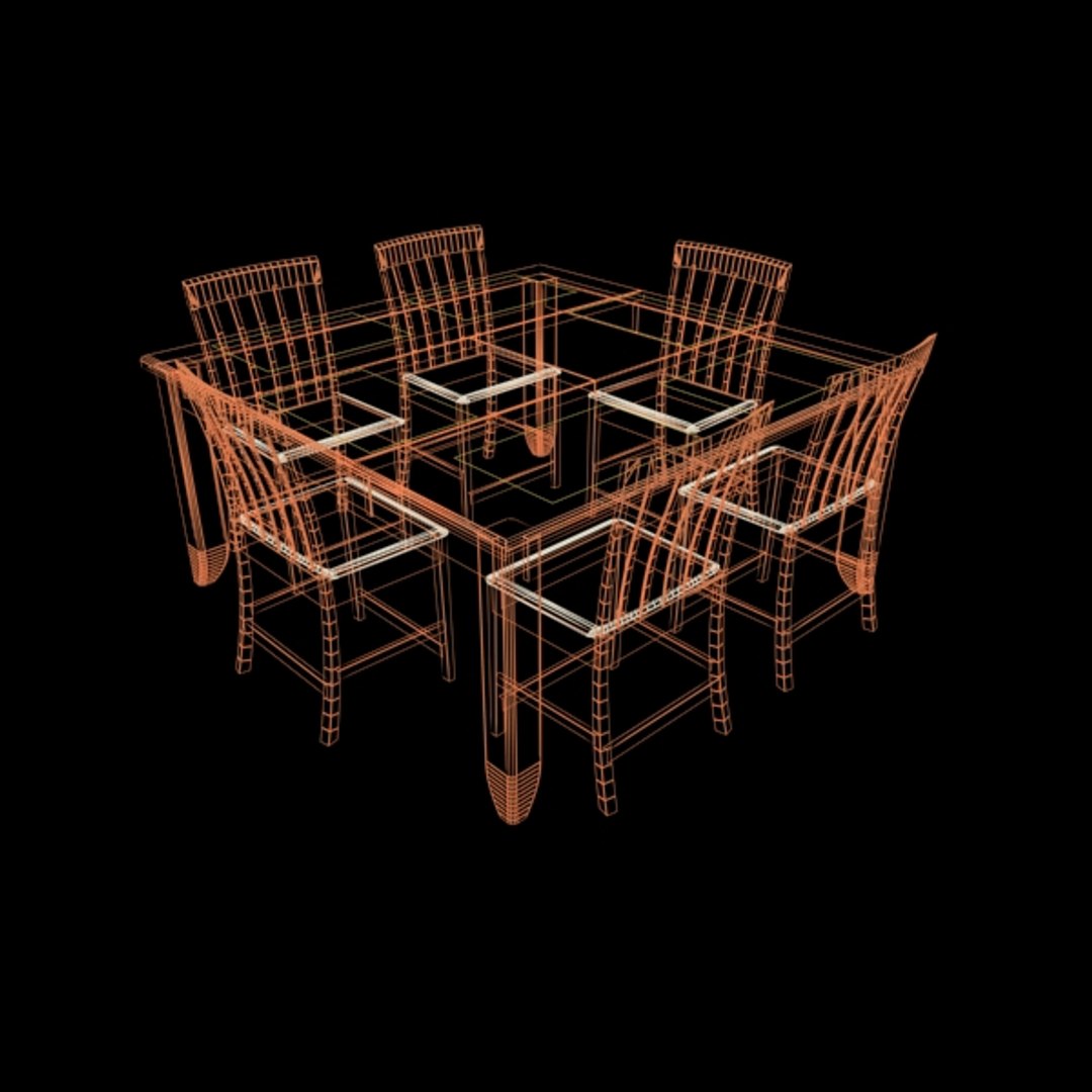 dining room table 3d model