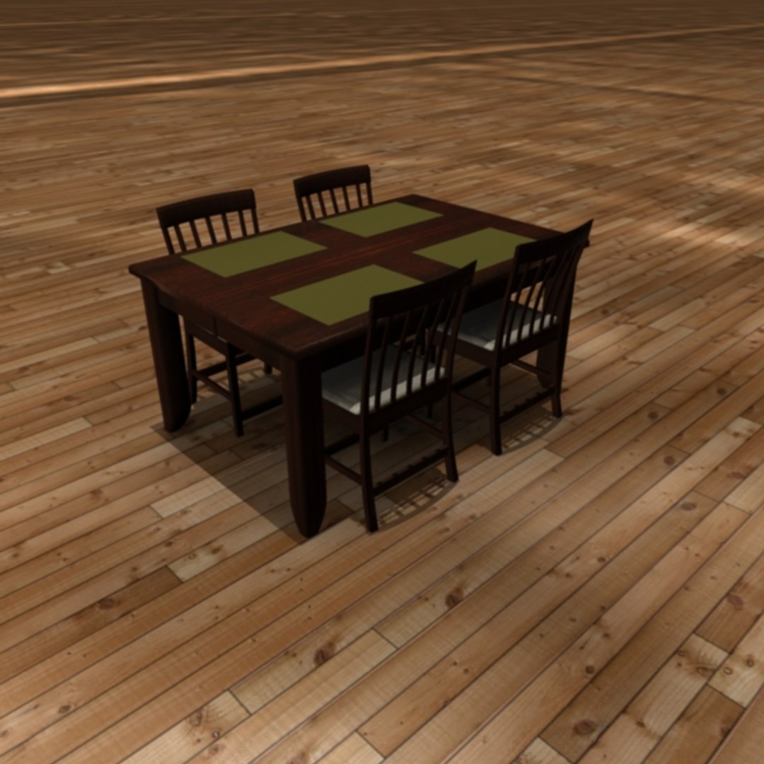 dining room table 3d model