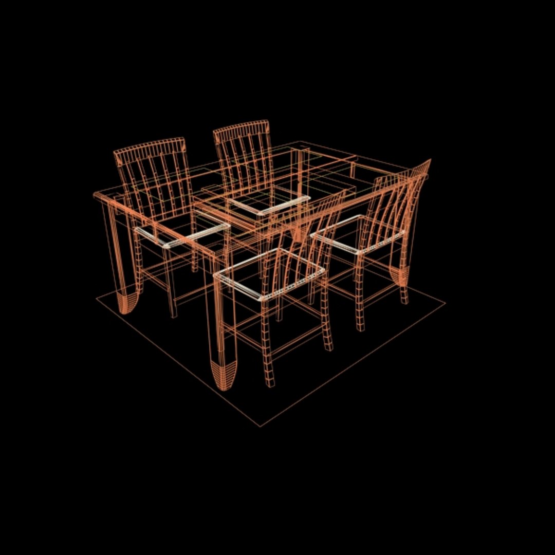 dining room table 3d model