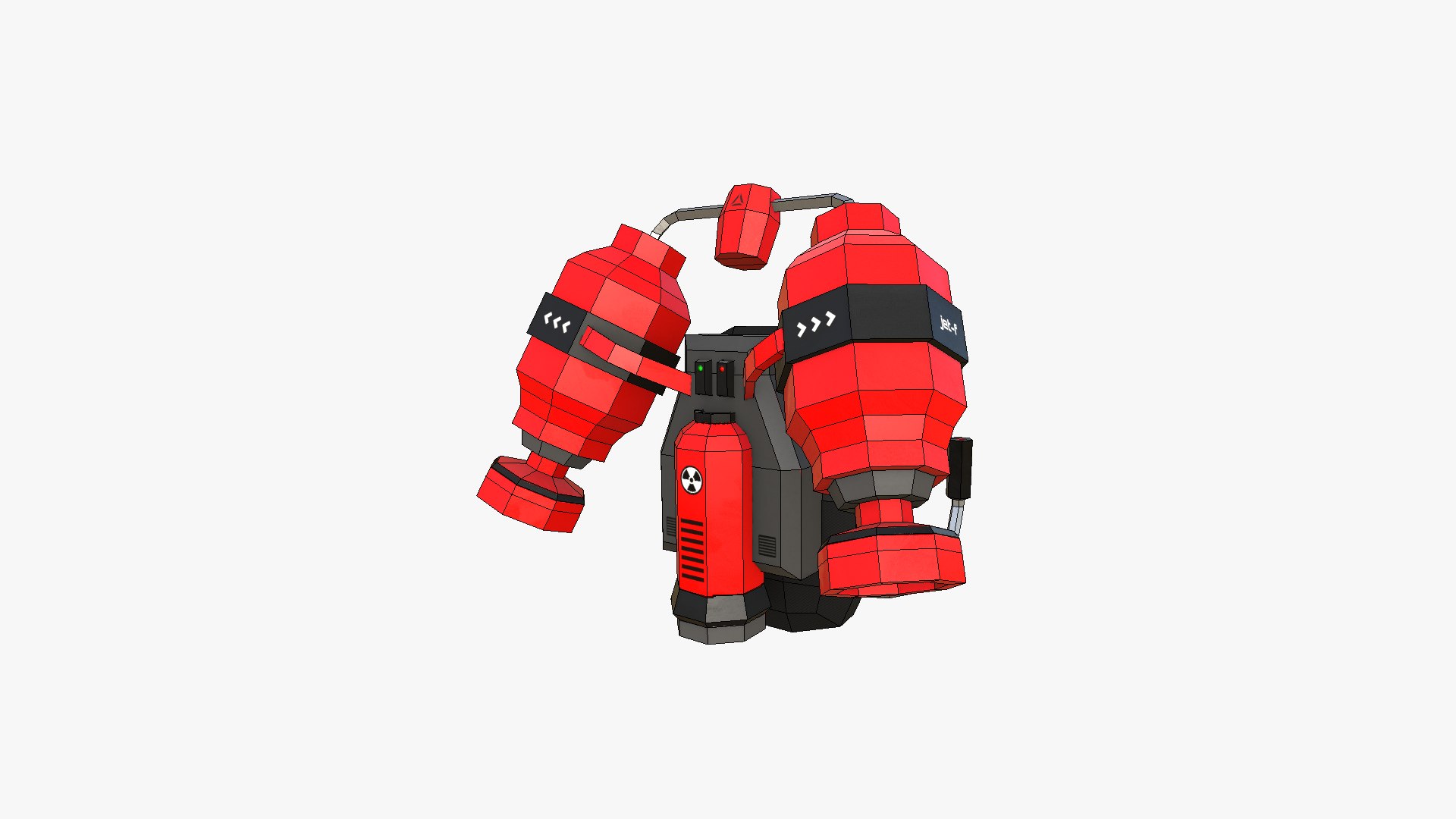 Jetpack Low Poly F02 - SciFi Character Design 3D - TurboSquid 2255467