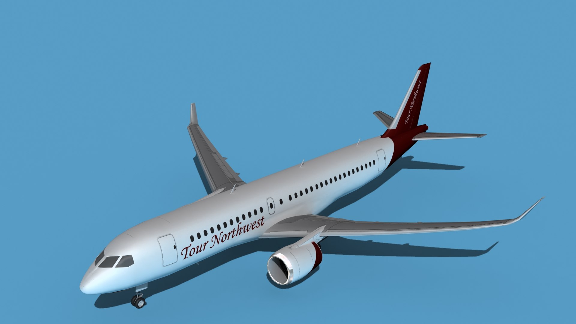 3D Bombardier CS100 Tour Northwest - TurboSquid 1763257