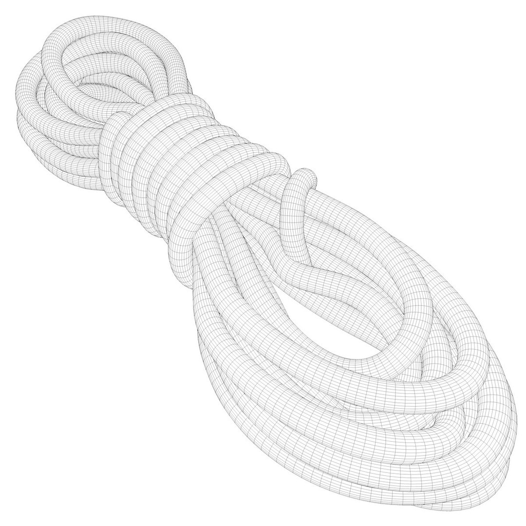 Climbing Rope 3d Model