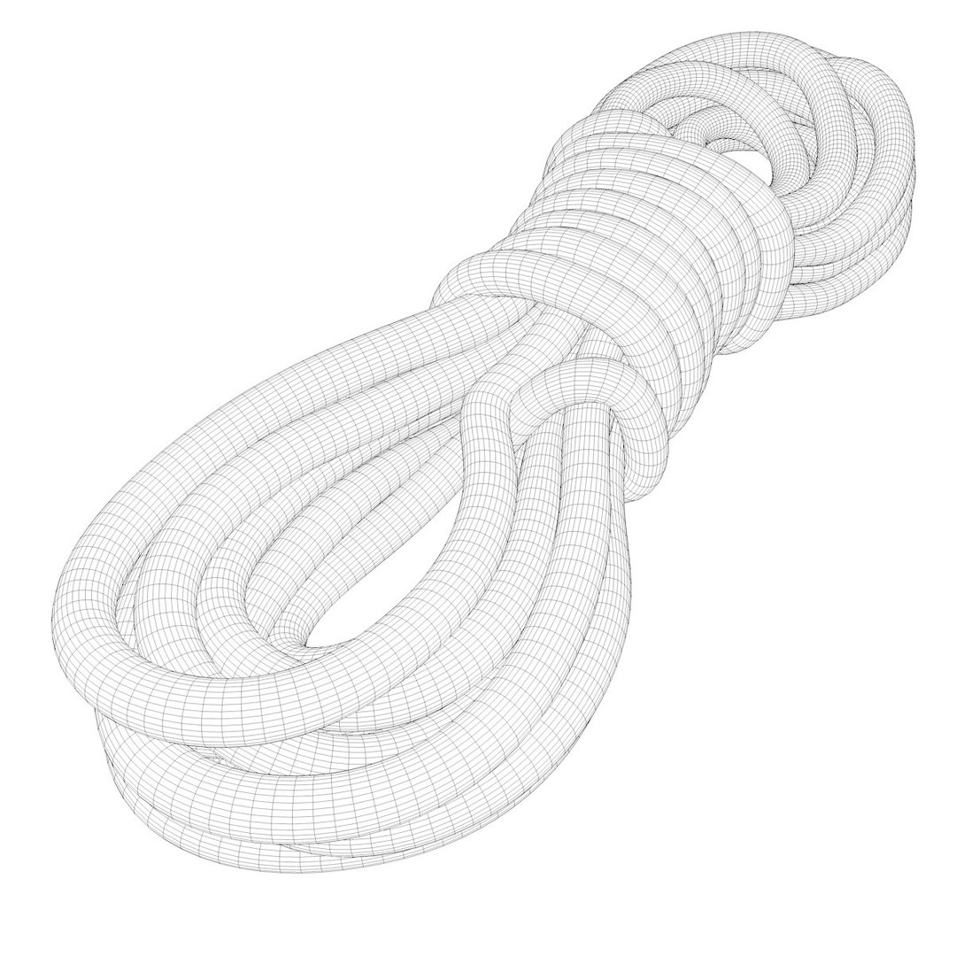 Climbing Rope 3d Model