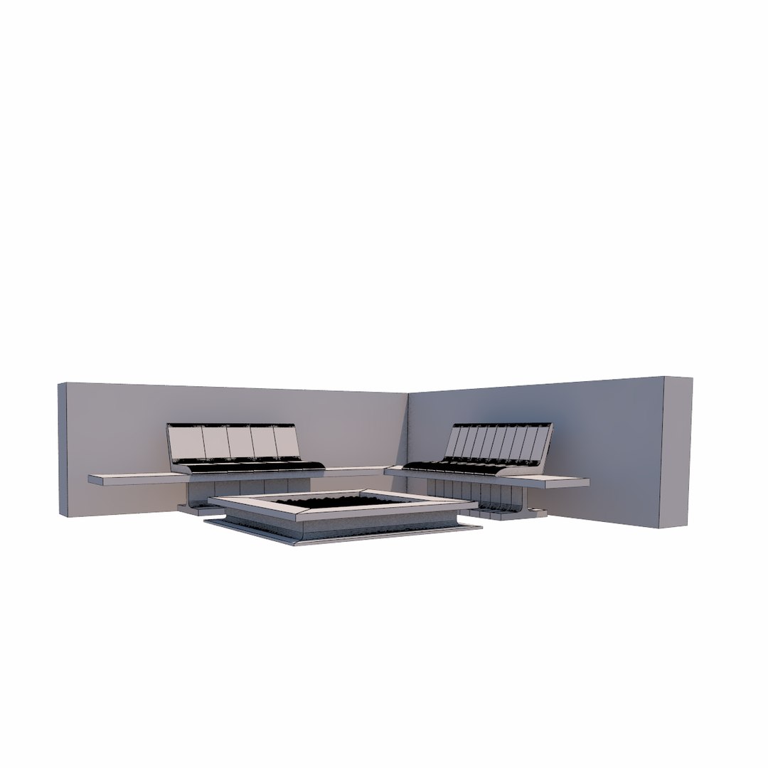 Corner Setting Outdoor 3D Model - TurboSquid 1282361