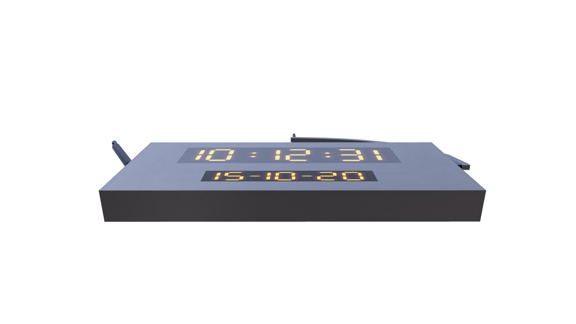 3D Digital Clock Model - TurboSquid 2172726