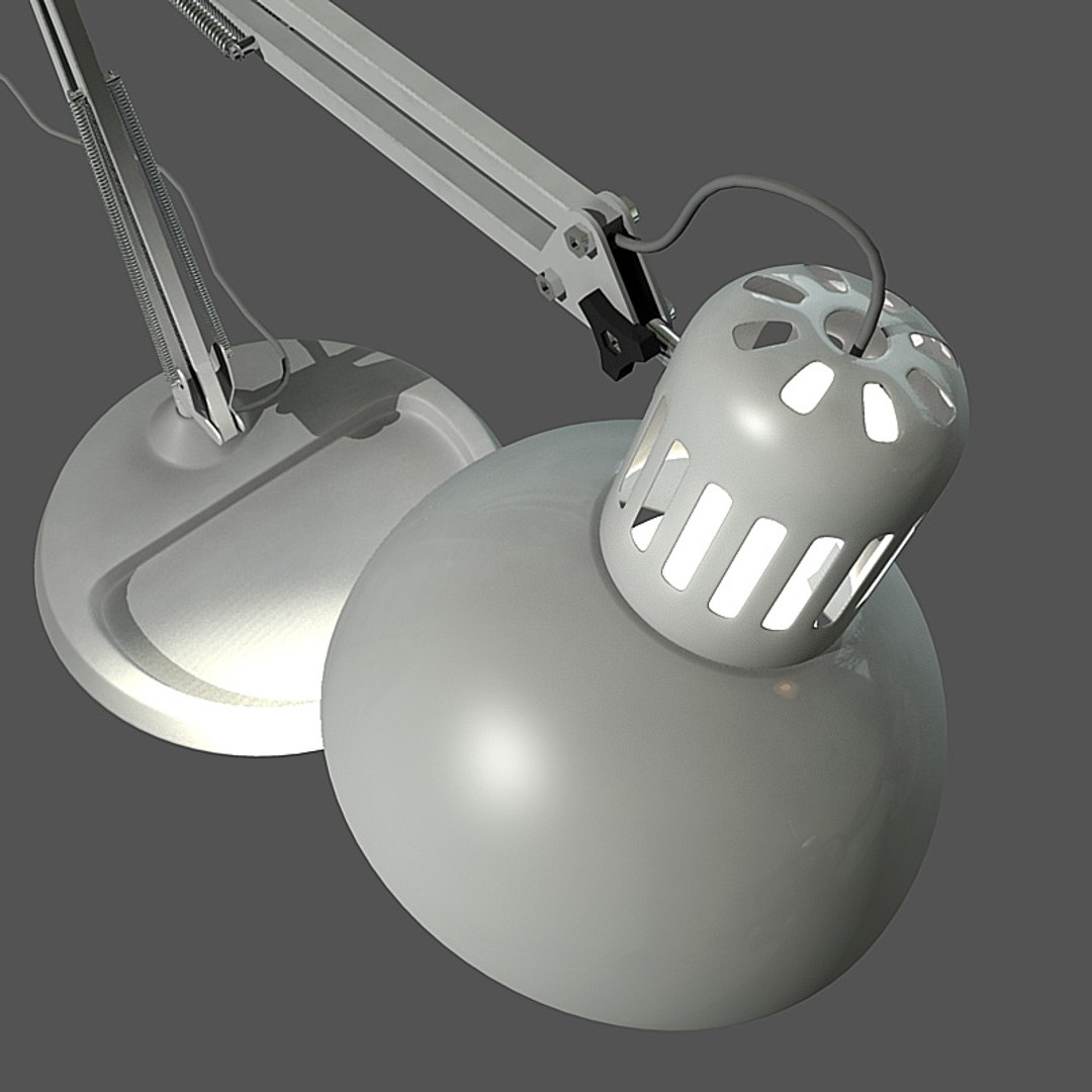 3d Desktop Lamp Lighting Model