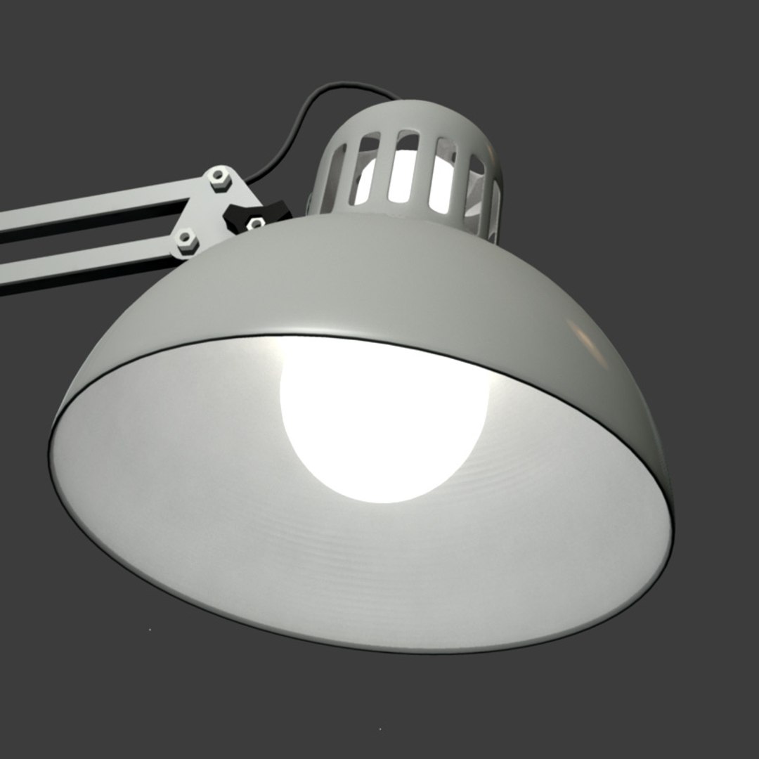3d Desktop Lamp Lighting Model