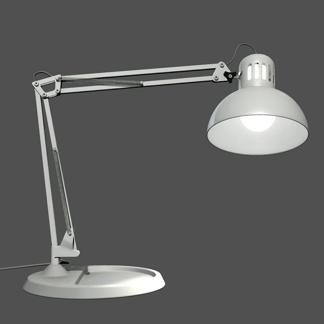 3d Desktop Lamp Lighting Model