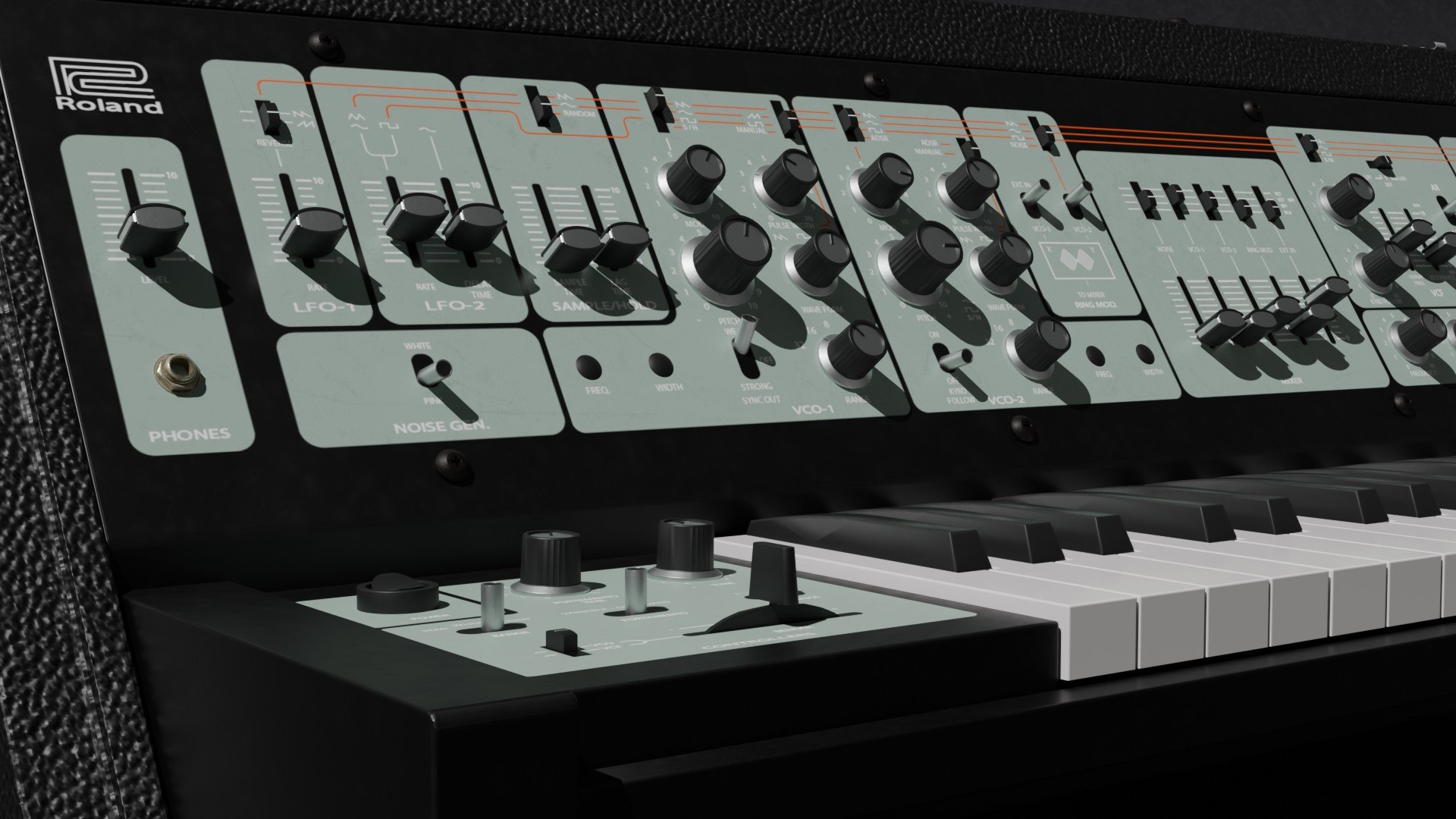 Roland SH-5 3D Model - TurboSquid 2377915