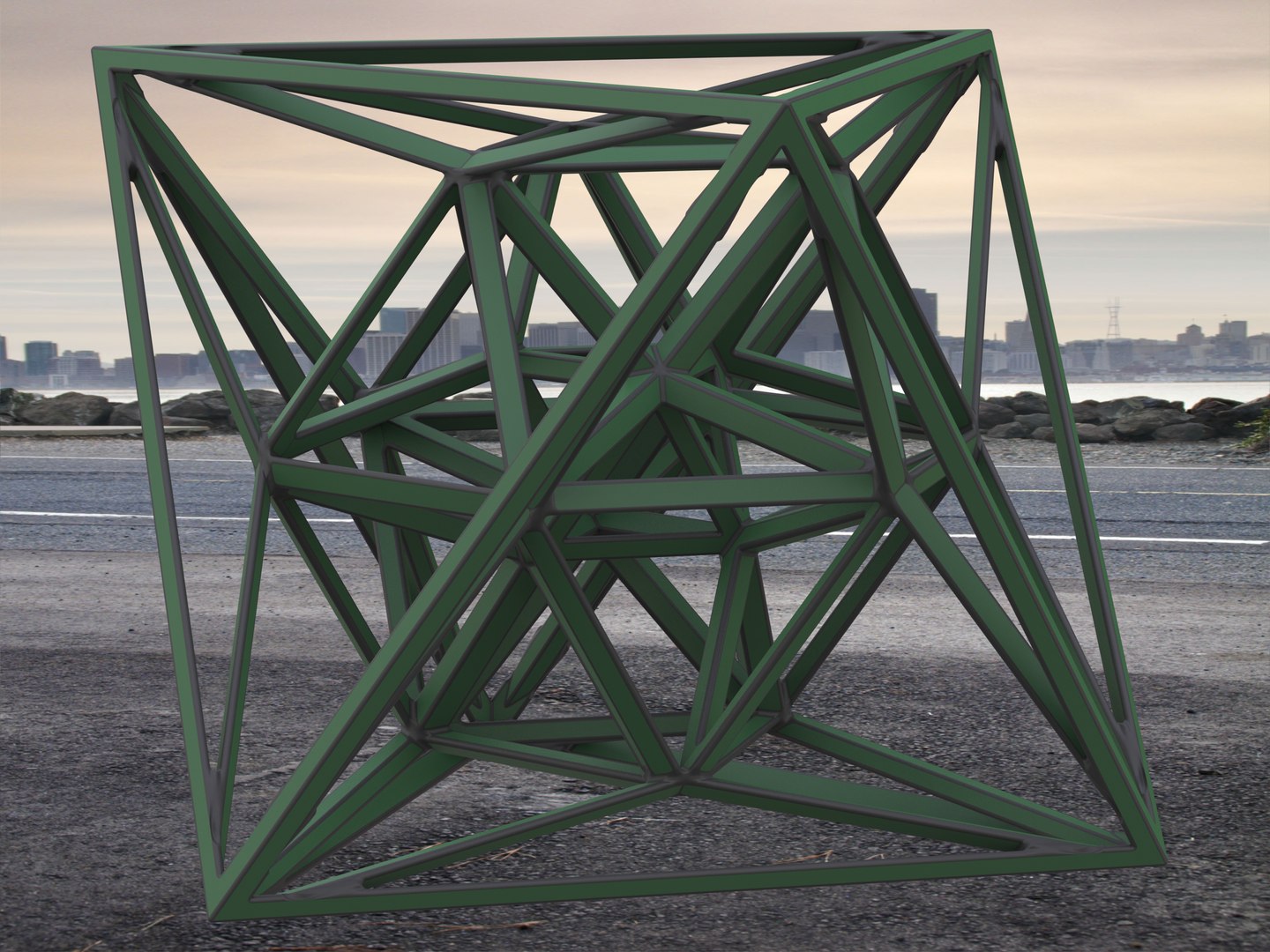 3D Wireframe Shape Geometric 24-Cell Model - TurboSquid 2185270