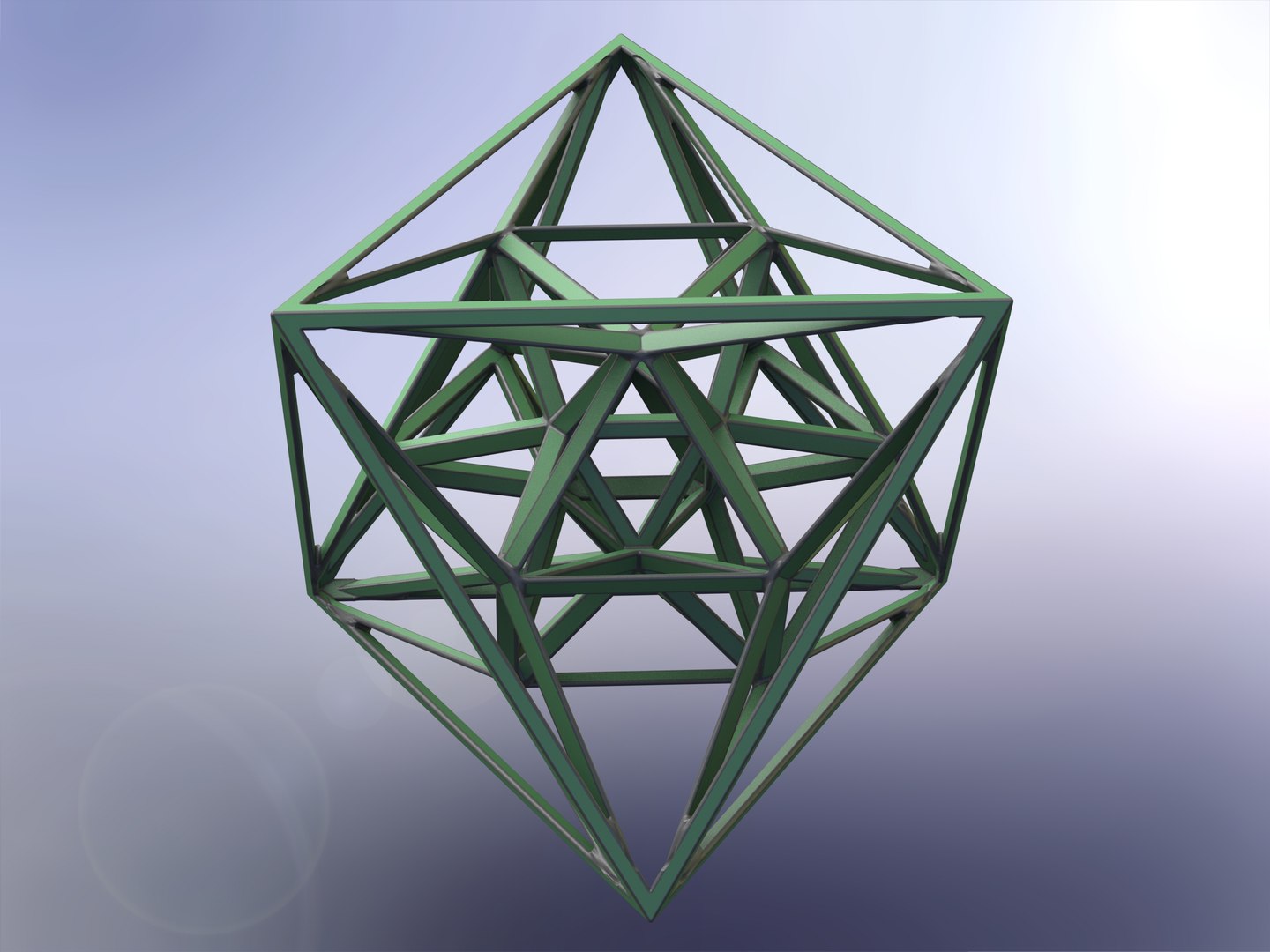 3D Wireframe Shape Geometric 24-Cell Model - TurboSquid 2185270