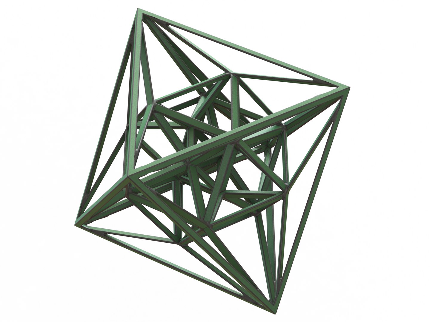 3D Wireframe Shape Geometric 24-Cell Model - TurboSquid 2185270