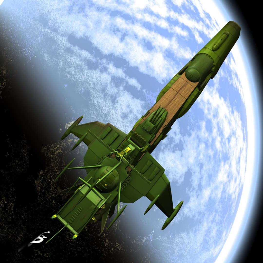 3dsmax Arcadia Spaceship Space